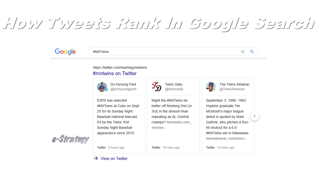 How Tweets In Google Desktop Searches Rank