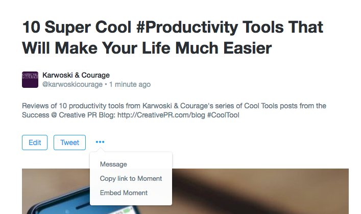 How To Create Twitter Moments