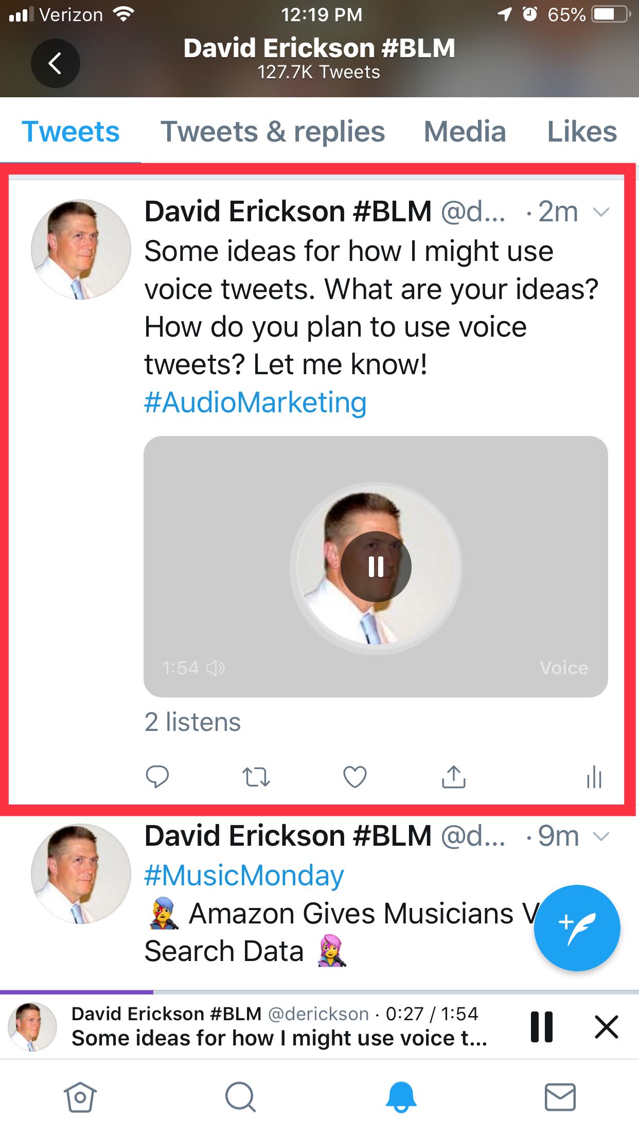 How To Use Twitter Voice Tweets